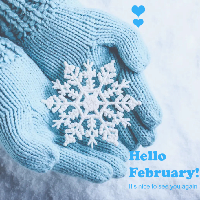 Hello february instagram post Template | PosterMyWall