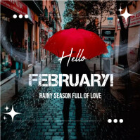 Hello February Instagram post Template | PosterMyWall