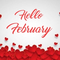 Hello February Instagram Post. Template | PosterMyWall