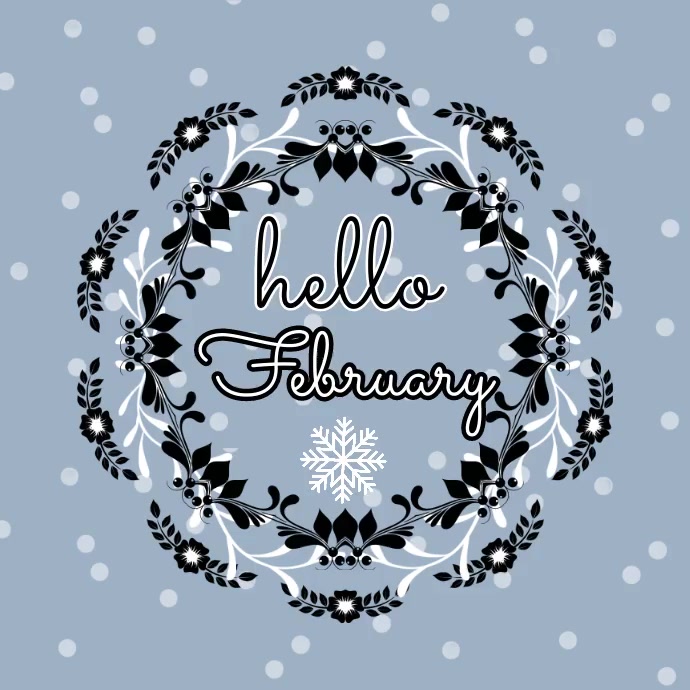 Hello February Post Template | PosterMyWall