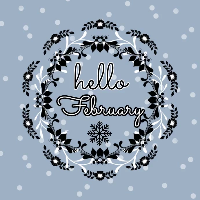 Hello February Post Template | PosterMyWall
