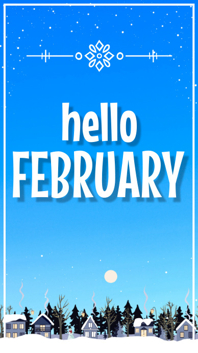 Hello February Post Template | PosterMyWall