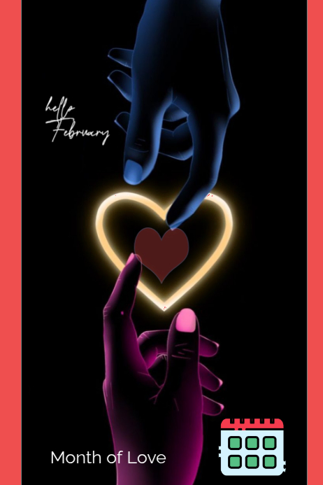 Hello February poster Template | PosterMyWall