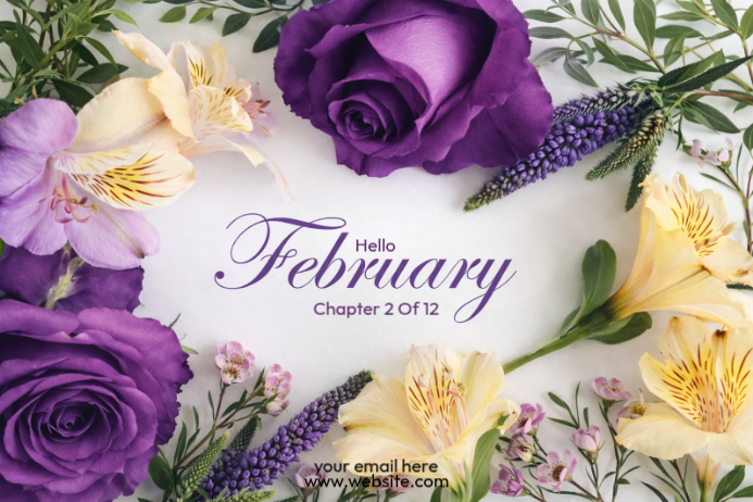 Hello February Poster Template | PosterMyWall