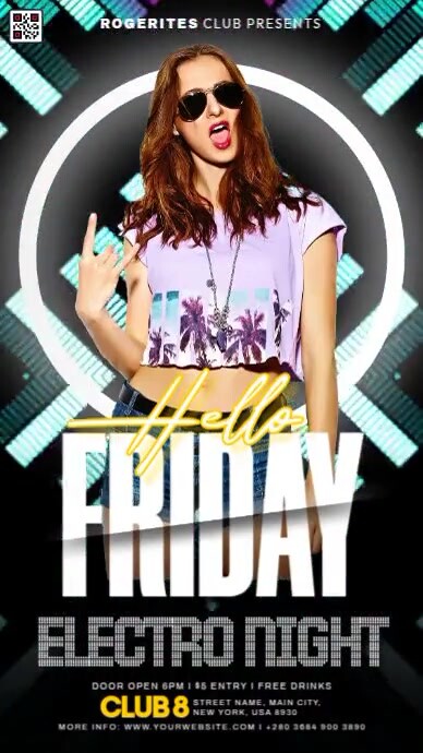 Hello Friday Template | PosterMyWall