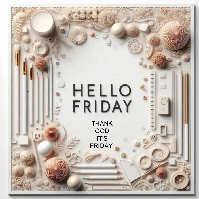 Hello Friday Template | PosterMyWall