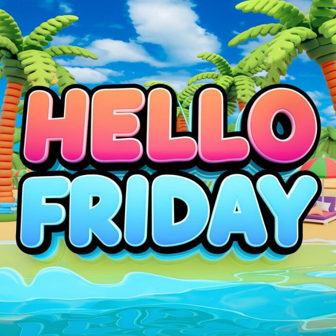 Hello Friday Instagram Post Template | PosterMyWall