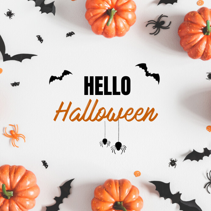 Hello Halloween! Template | PosterMyWall