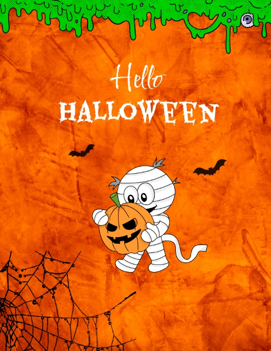 Copy of Hello Halloween Flyer | PosterMyWall