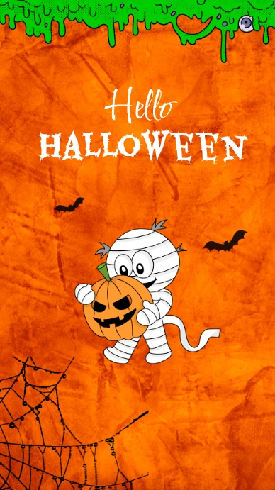 Hello Halloween Instagram Story Template | PosterMyWall