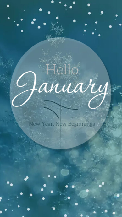 Hello January Modelo | PosterMyWall