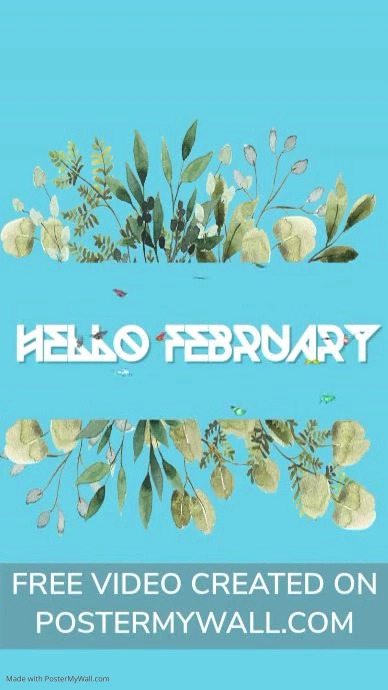 Hello February Template | PosterMyWall