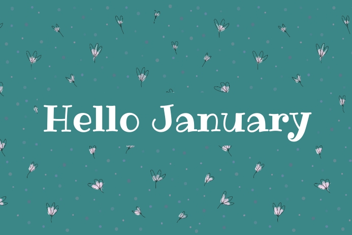 Hello January Template | PosterMyWall