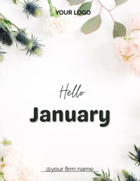 Hello January Template | PosterMyWall