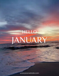 Hello January Template | PosterMyWall