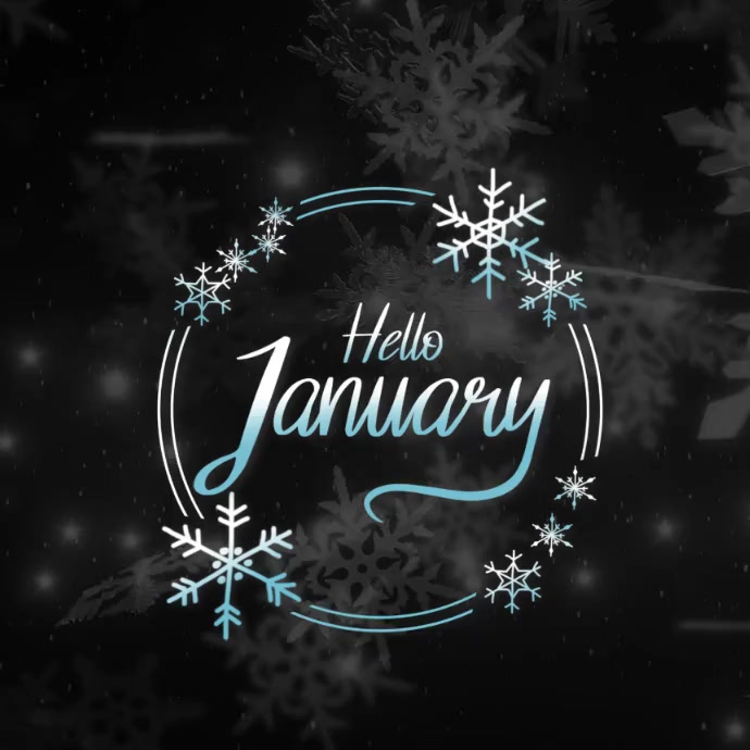 hello january Template | PosterMyWall