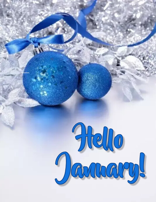 Hello January Template | PosterMyWall