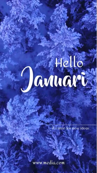 Hello january Template | PosterMyWall