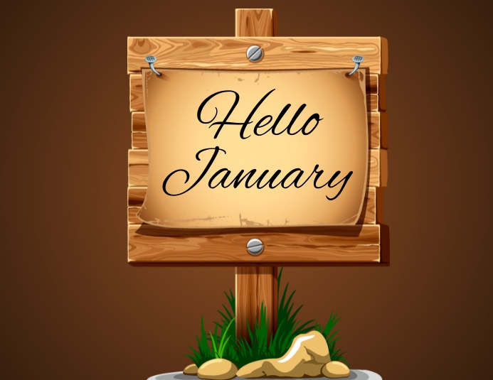 hello january Template | PosterMyWall