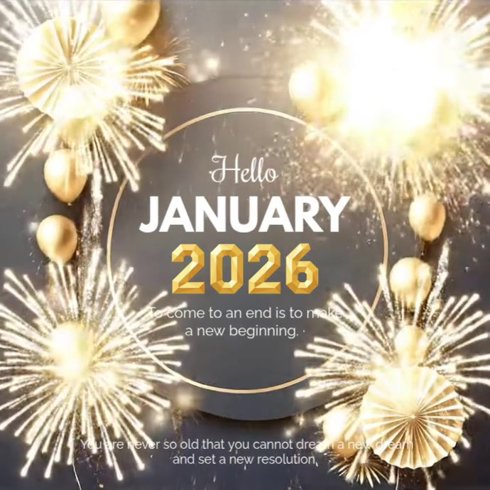 hello January Template | PosterMyWall