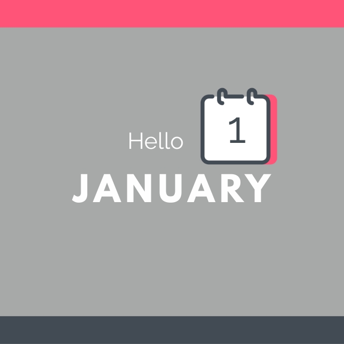 Hello January Template | PosterMyWall