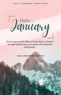 hello january Template | PosterMyWall