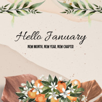 hello January Template | PosterMyWall