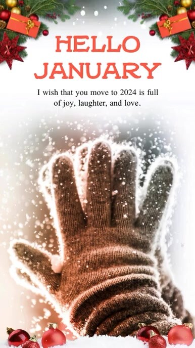 Hello January IG Story Template | PosterMyWall