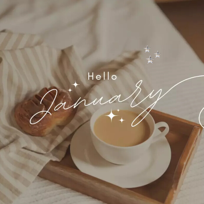 Copy of Hello January Instagram post | PosterMyWall
