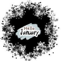 hello january poster Template | PosterMyWall