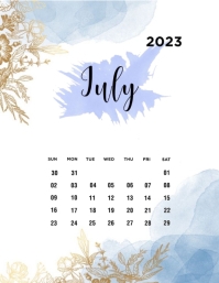 July calendar poster Template | PosterMyWall
