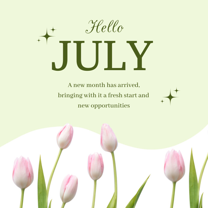 Cute Hello July
