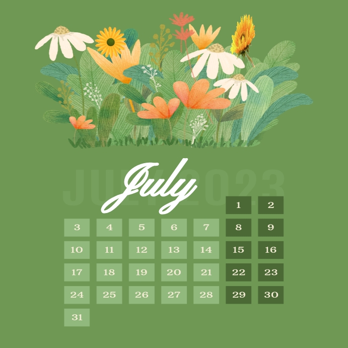 Hello july Template | PosterMyWall