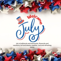 hello july Template | PosterMyWall