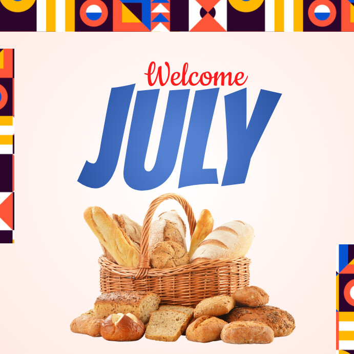 Copy of Hello july | PosterMyWall