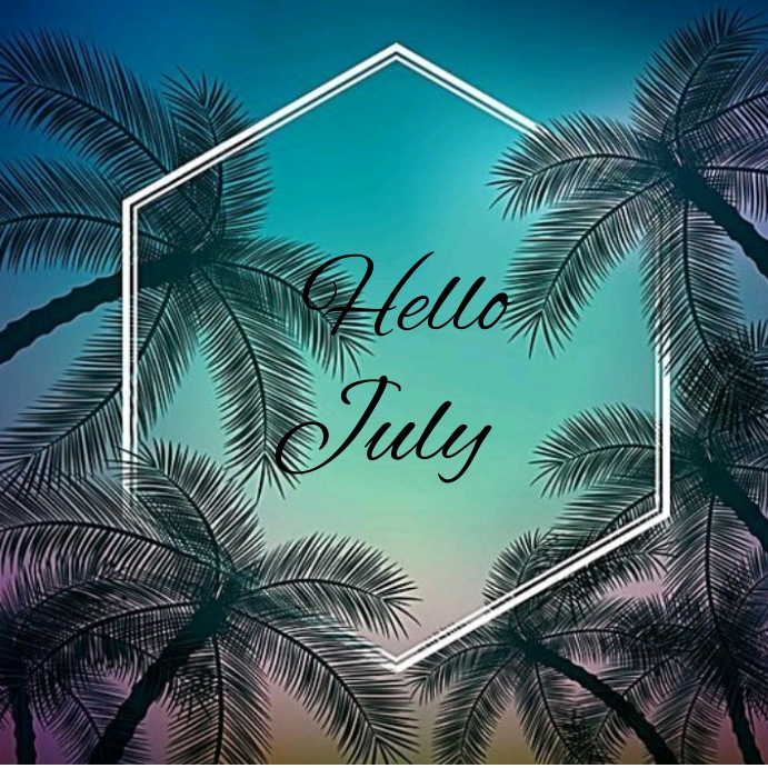 Hello July Instagram post Templat | PosterMyWall