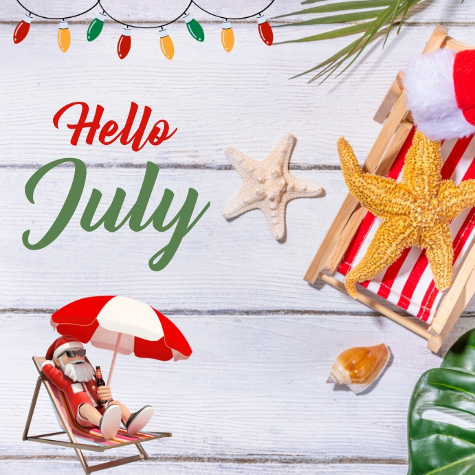 Copy of Hello july Instagram post. | PosterMyWall