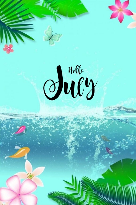 Plantilla de Hello July Instagram Story | PosterMyWall