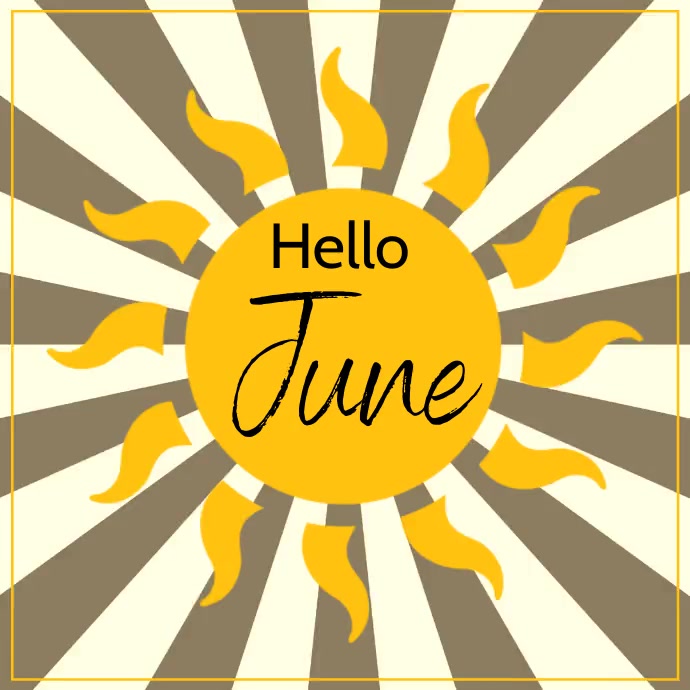 Plantilla de Hello June, Inspirational Post | PosterMyWall