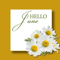 Hello june Template | PosterMyWall
