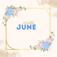 Hello june Template | PosterMyWall
