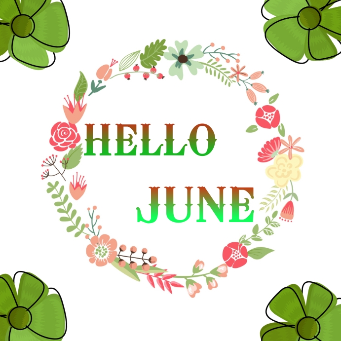 Hello june Template | PosterMyWall