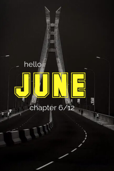 Plantilla de Hello june | PosterMyWall