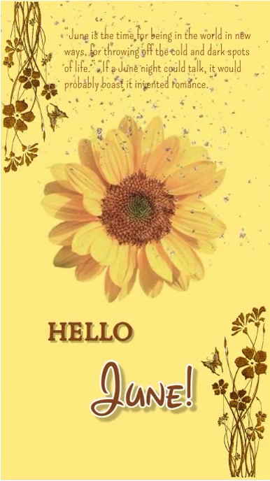 Modèle hello june | PosterMyWall