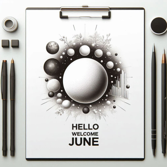 Hello June Template | PosterMyWall
