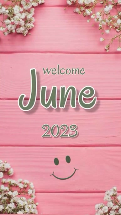 Hello june Template | PosterMyWall