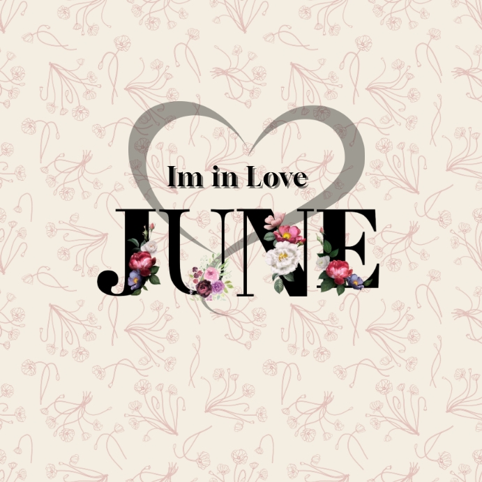Hello June Template | PosterMyWall