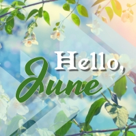 Hello June Template | PosterMyWall
