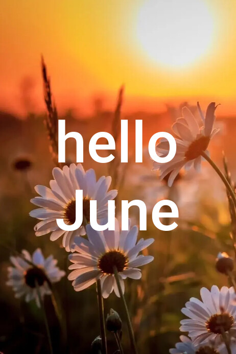Hello june Template | PosterMyWall