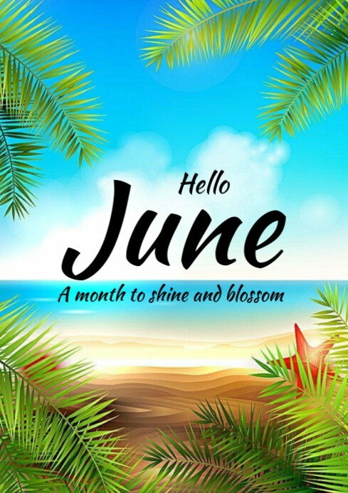 Hello June Templat | PosterMyWall